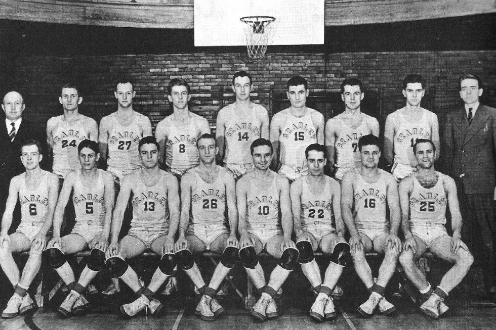 1938-39 Bradley University Men's Team - Basketball Museum of Illinois